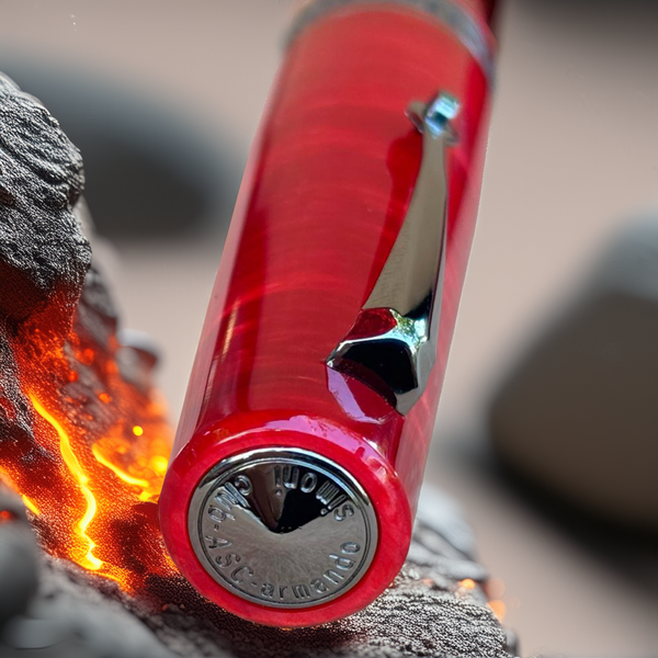 ASC Bologna Extra Red Flame Ruthenium Grey Trim - Limited Edition Besp ...